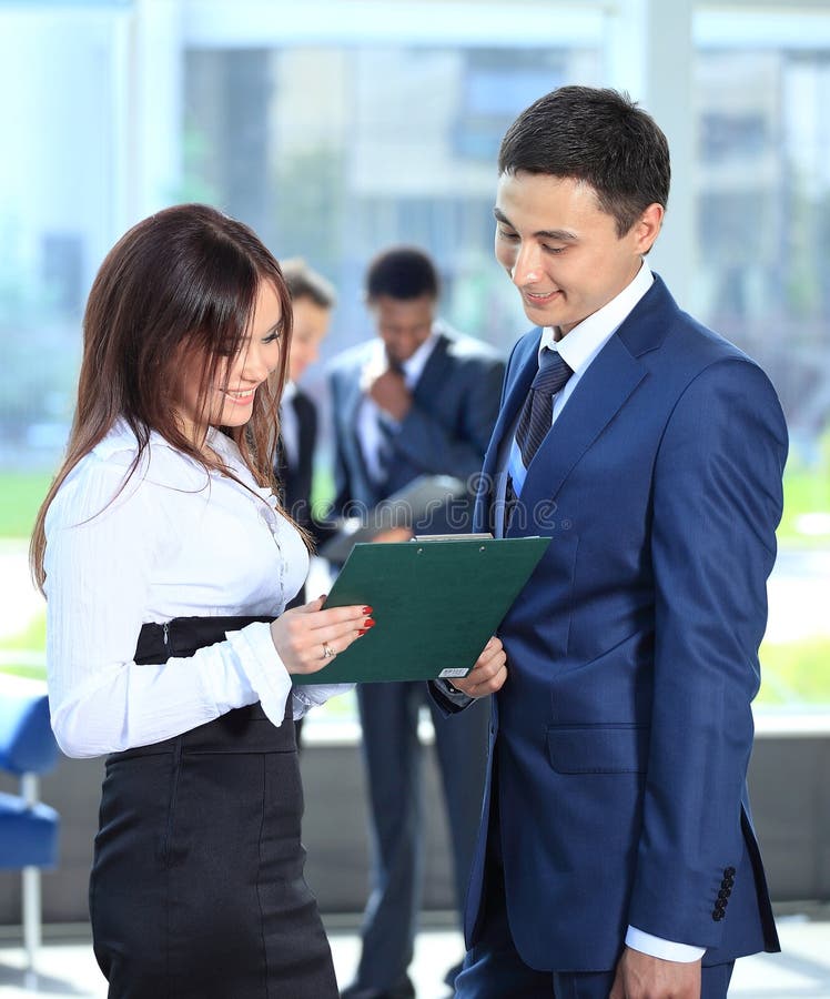 Business people at office stock image. Image of modern - 26373217