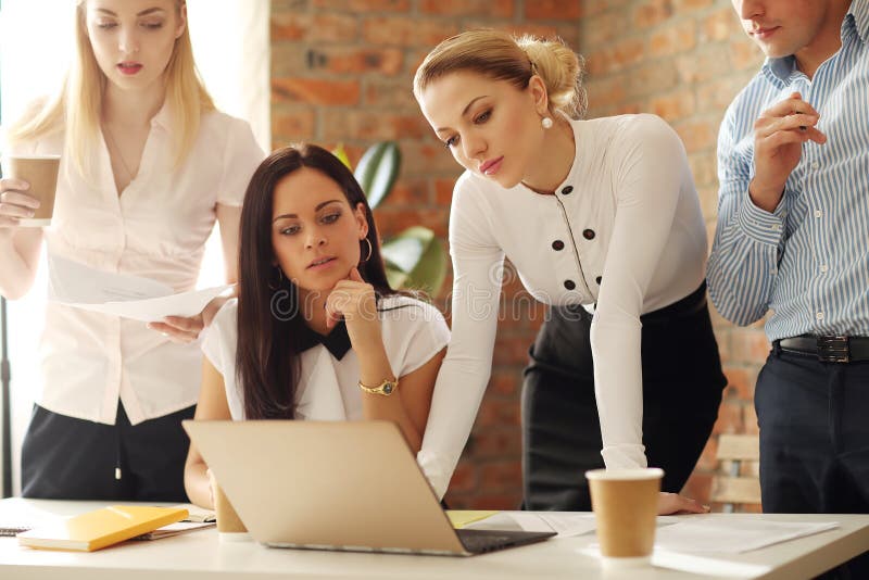 Office meeting stock photo. Image of office, deadline - 118934358
