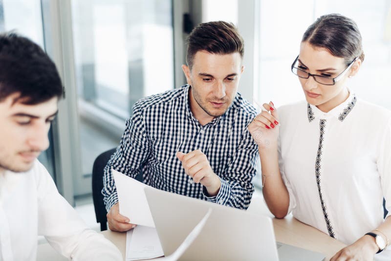 Business People, Office Life Stock Image - Image of meeting, corporate ...