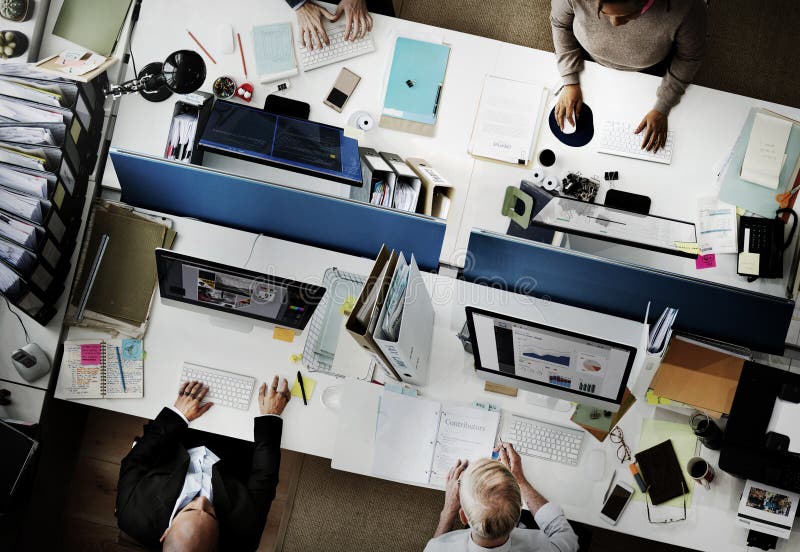 Business People Office Working Corporate Team Concept Stock Photo ...