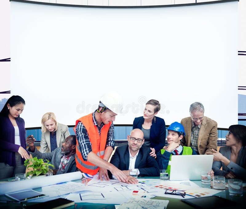 Business People Office Working Discussion Team Concept Stock Photo ...