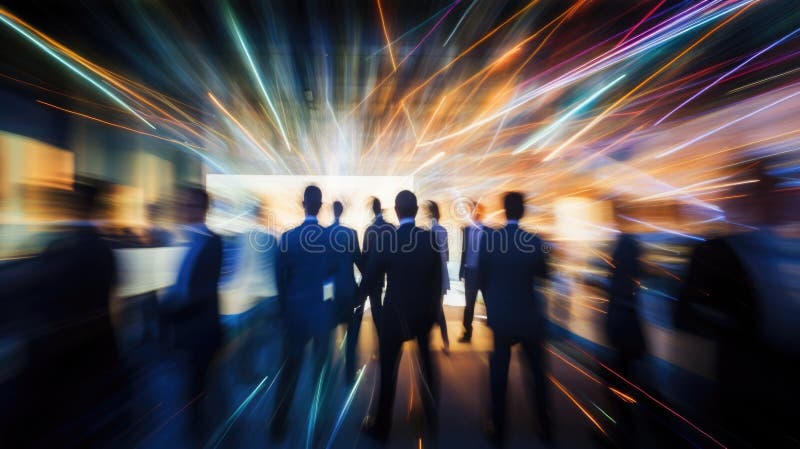 Business People at Party AI Generated Stock Photo - Image of abstract ...
