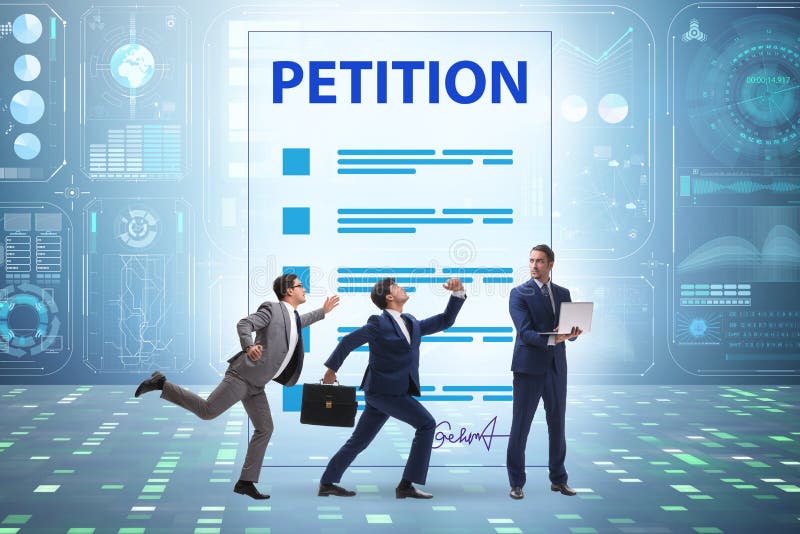 Business People in Petition Concept Stock Photo - Image of justice ...