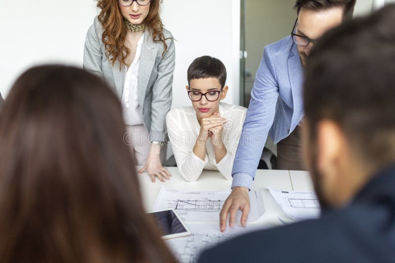 Business People Planning Strategy Analysis Office Concept Stock Image ...