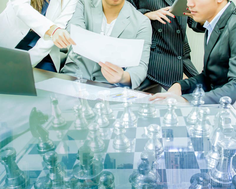 Business People Planning Business Strategy Stock Photo - Image of ...