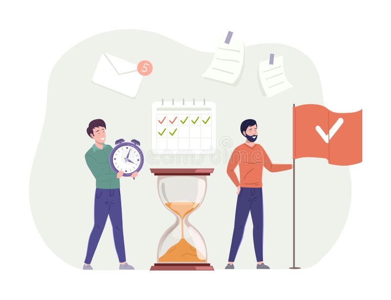 Business People Planning Time for Productive Efficiency Work Stock ...