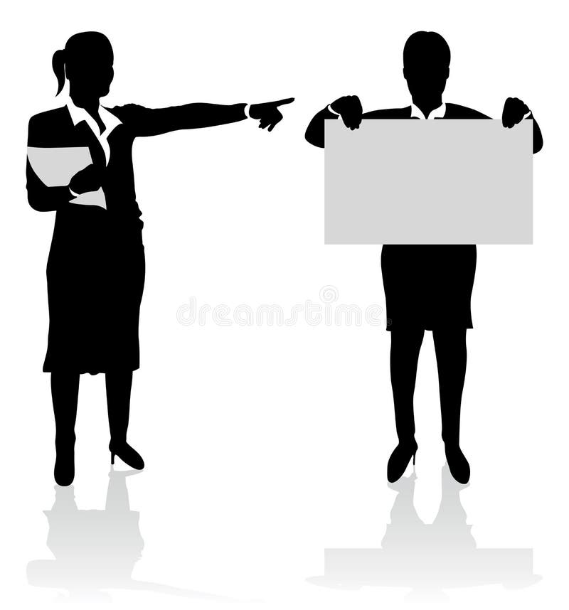 People profile silhouettes stock vector. Illustration of human - 28259122