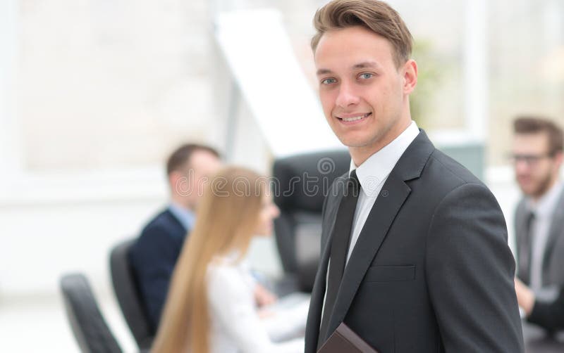 Practitioner on the Background of Business Team Stock Image - Image of ...