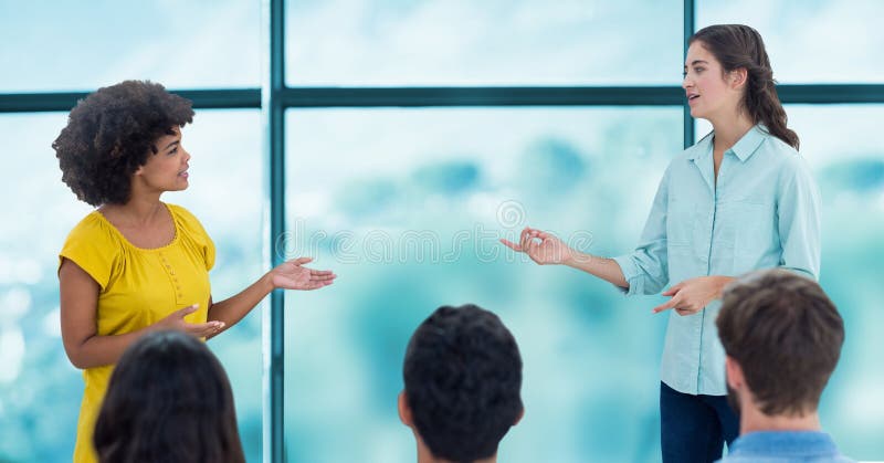 Business People at Presentation Stock Photo - Image of coworkers ...