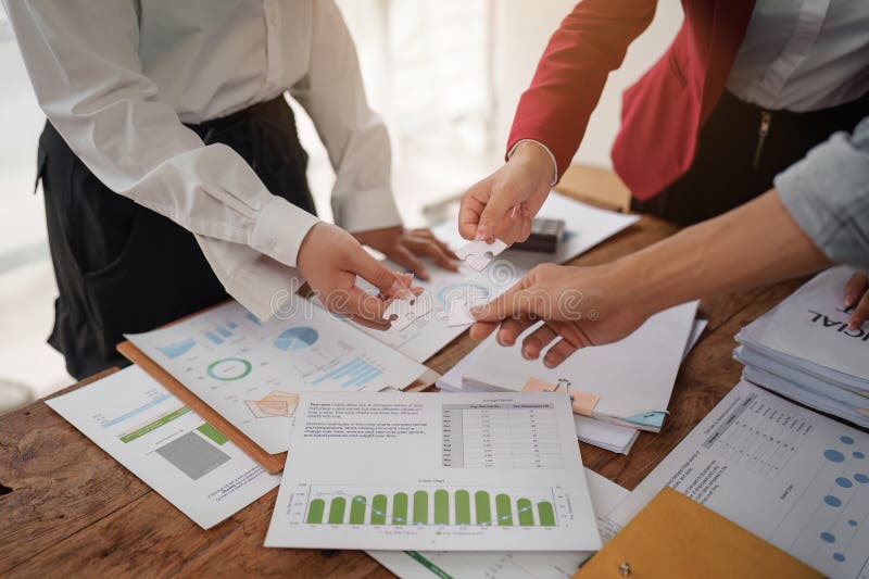 Business People Process and Workflow Automation with Flowchart ...