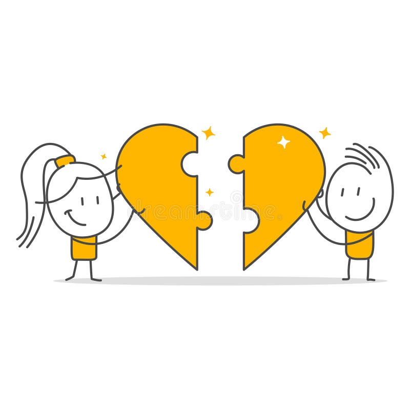 Business People Putting Together a Heart Shaped Jigsaw Puzzle Stock ... Business People Putting Together a Heart Shaped Jigsaw Puzzle Stock ...