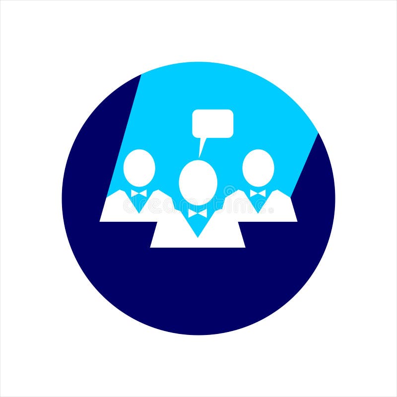 Business People Related. Vector Flat Icons with Long Shadow. Stock ...