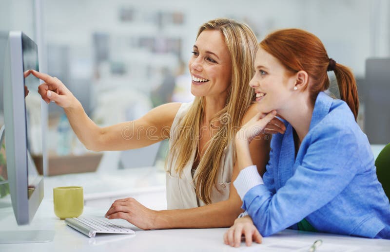 Business People, Research and Computer for Planning in Office, Reading ...