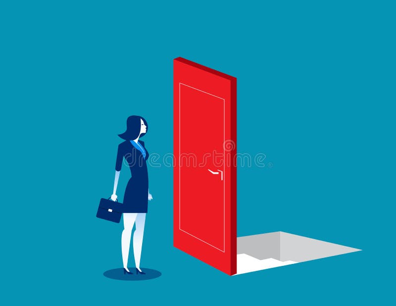 Business People with Risky and Uncertain Options. Concept Business ...