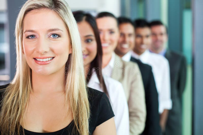 Business people row stock image. Image of male, happy - 32090723