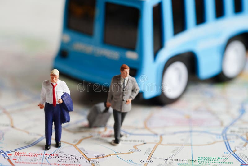 Business People Rushing and Going on a Long Trip for a Work Meeting at ...