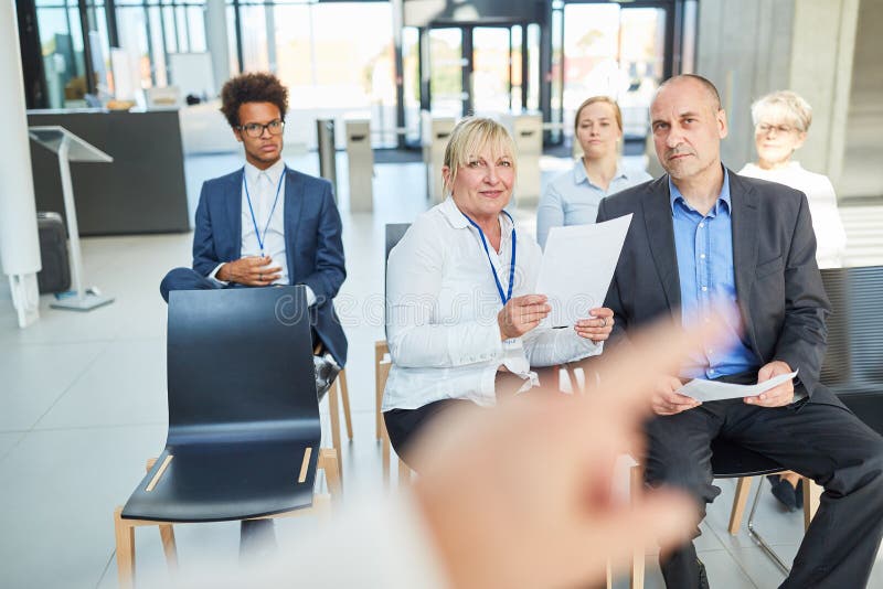 Business People in Seminar or Training Stock Photo - Image of class ...