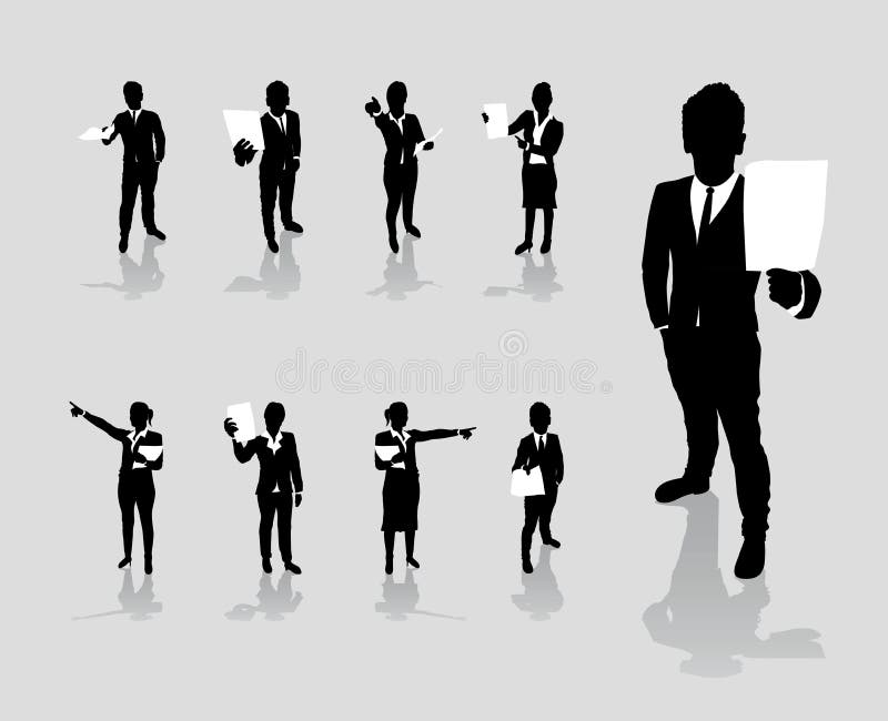 Business people set stock vector. Illustration of coworkers - 29615626