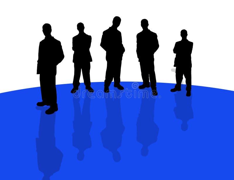 Business people shadows-2 stock illustration. Illustration of male - 87374
