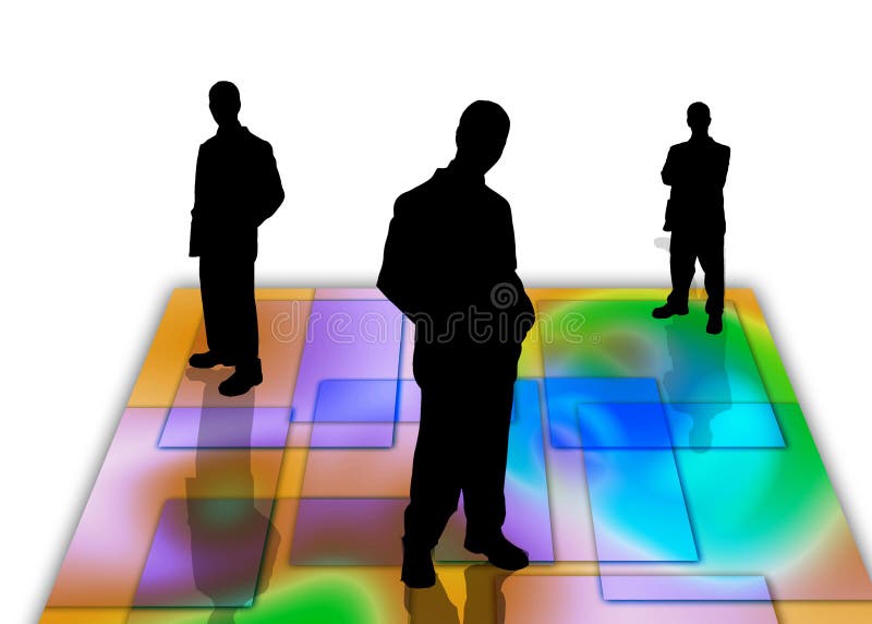 Business people shadows-2 stock illustration. Illustration of male - 87374