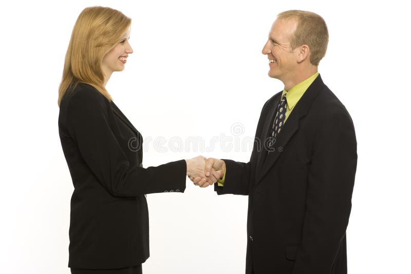 Business People Shake Hands Stock Photo - Image of business ...