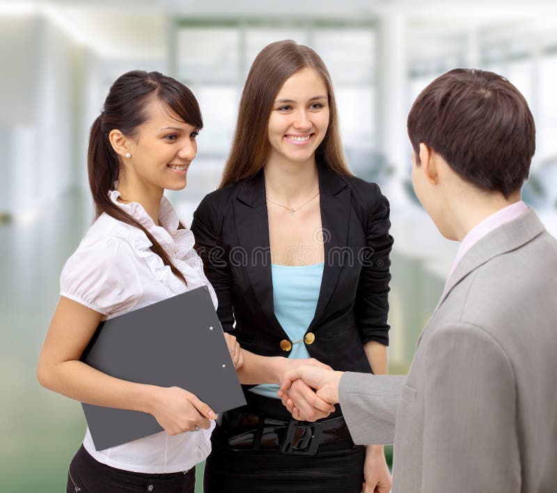 Business people shaking stock image. Image of person - 20111143