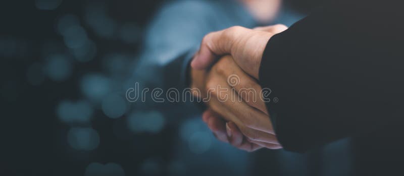 Business People Shaking Hands Indicating Agreement Business,concept ...