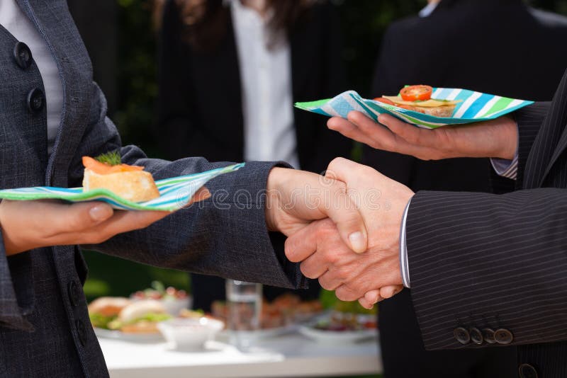 Business People during Business Lunch Stock Image - Image of boss ...