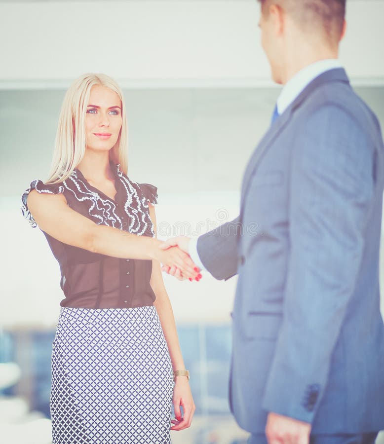 Business People Shaking Hands after Meeting Stock Image - Image of ... Business People Shaking Hands after Meeting Stock Image - Image of ...