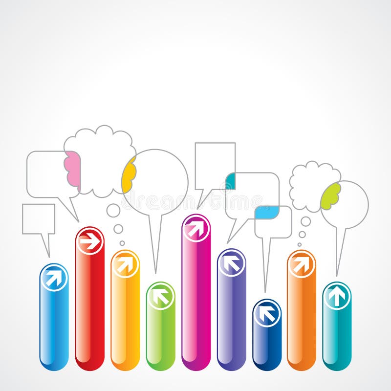 Business People in Shape of Web Button with Bubble Stock Vector ...