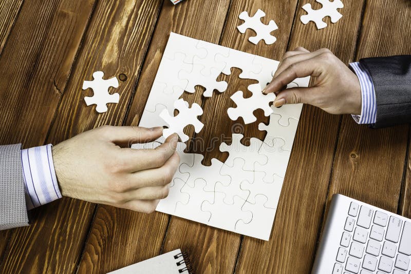 Finally finding solution stock image. Image of puzzle - 108775047