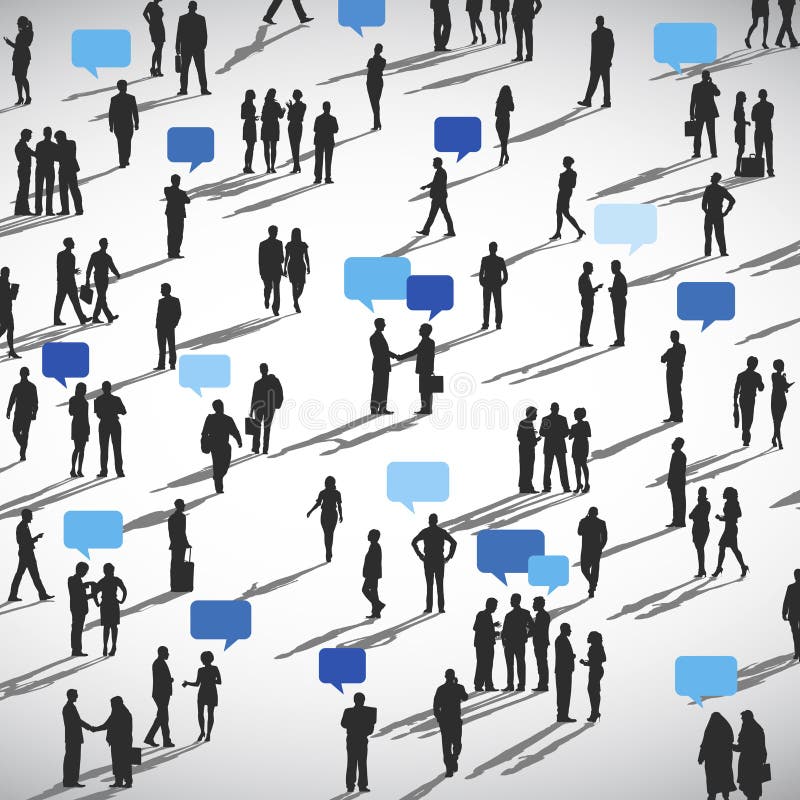 Communication Discussion Team Work Ideas Concept Stock Photo - Image of ...