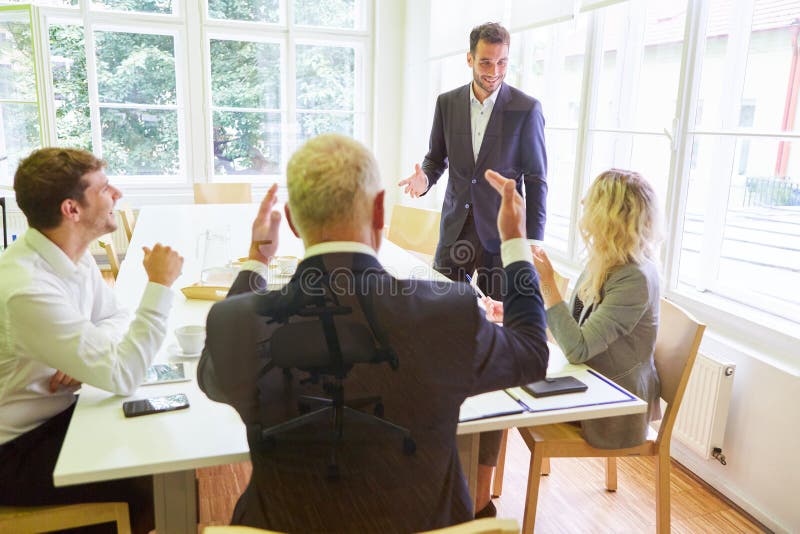 Business People in a Start-up Meeting or Workshop Stock Image - Image ...