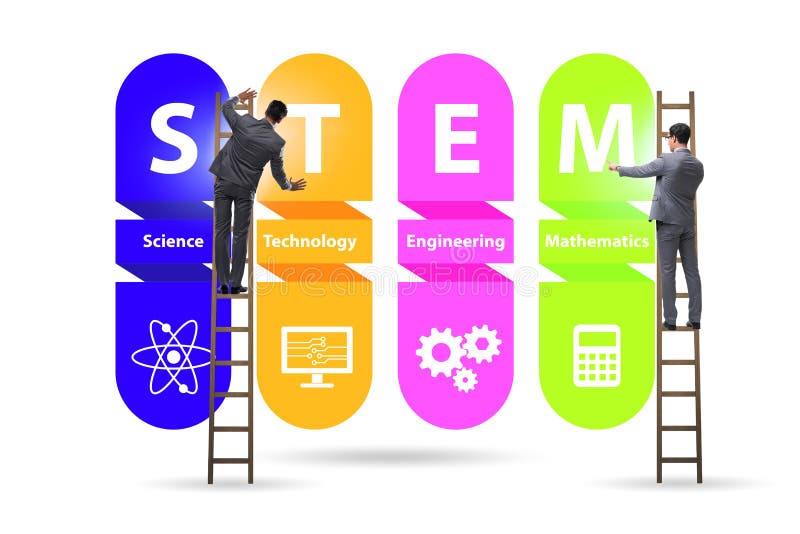 Business People in STEM Education Concept Stock Illustration ...
