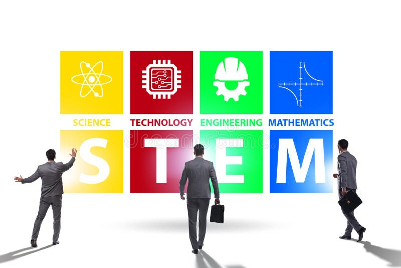 Business People in STEM Education Concept Stock Illustration ...