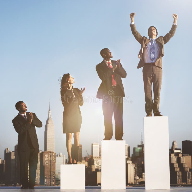 Business People Success Achievement Growth Concept Stock Image - Image ...