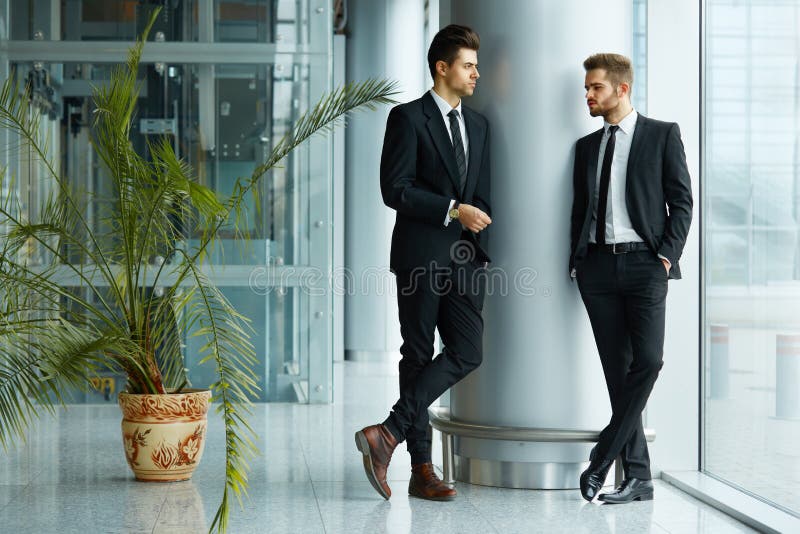 Business People. Successful Business Partners Discuss Project Stock ...