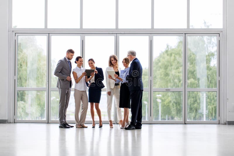 Business People with Tablet Pc Computers at Office Stock Photo - Image ...