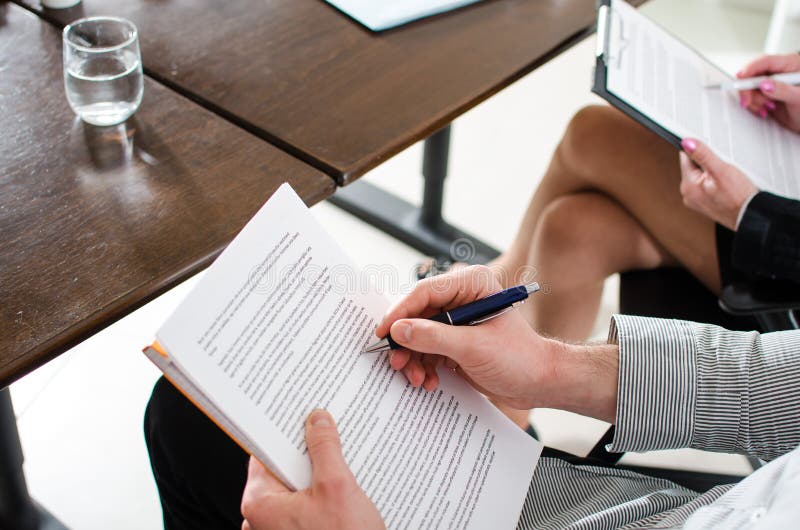 Business People Taking Notes Stock Image - Image of training, student ...