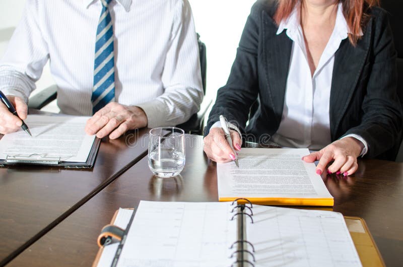 Business People Taking Notes Stock Image - Image of workshop, notes ...