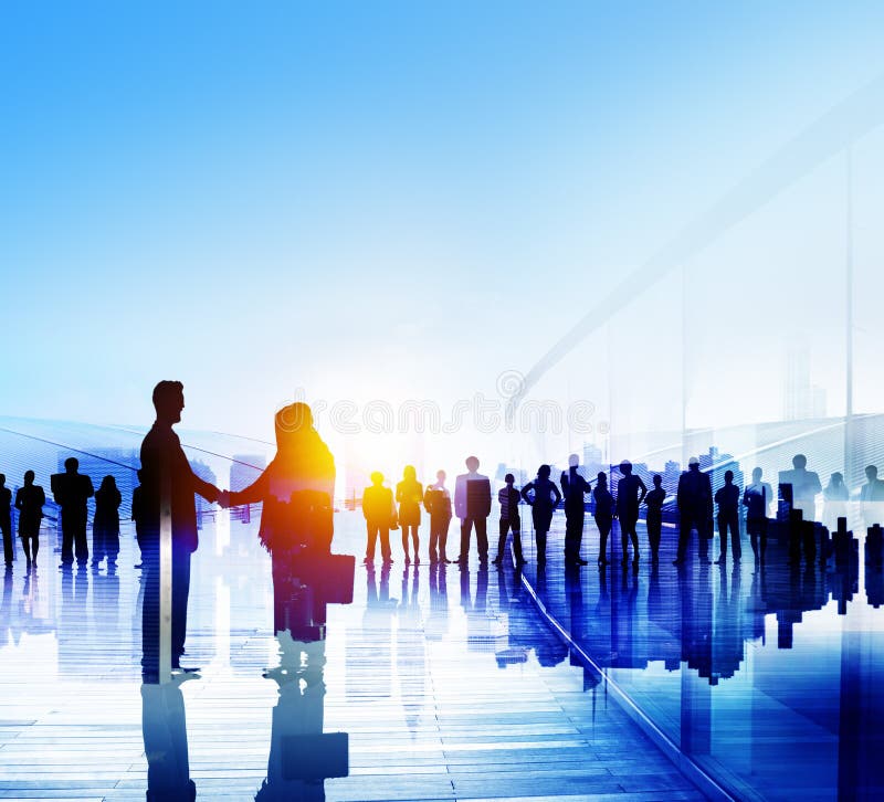 Business People Talking Connection Conversation Concept Stock Photo ...