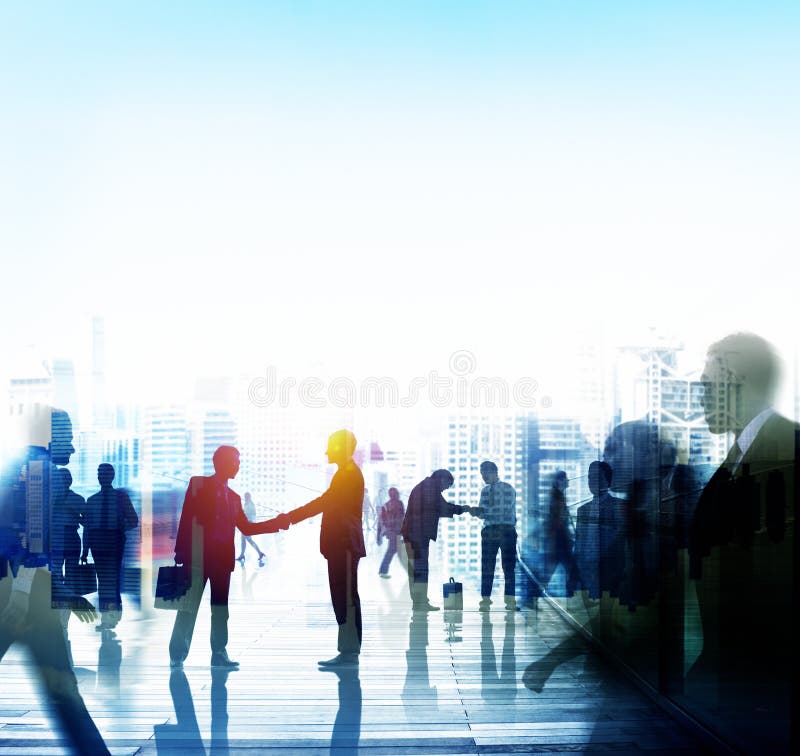 Business People Talking Connection Conversation Concept Stock Photo ...