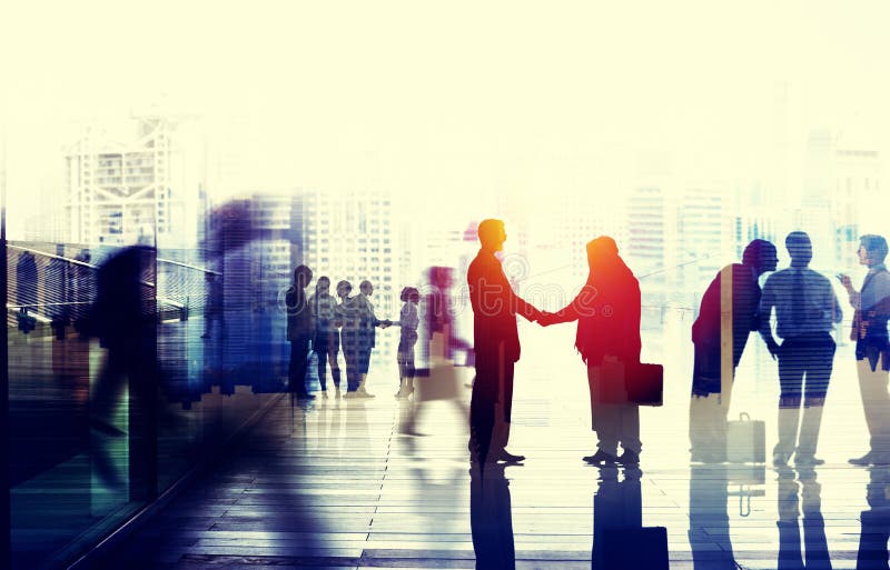 Business People Talking Connection Conversation Concept Stock Photo ...