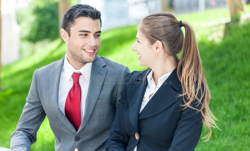 Business people talking stock image. Image of handsome - 44544227