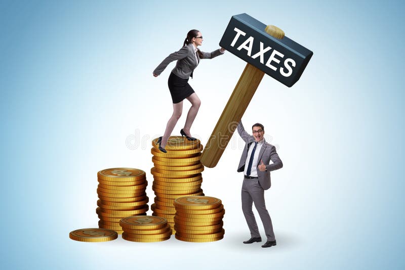 Business People in Tax Concept Stock Photo - Image of entrepreneur ...