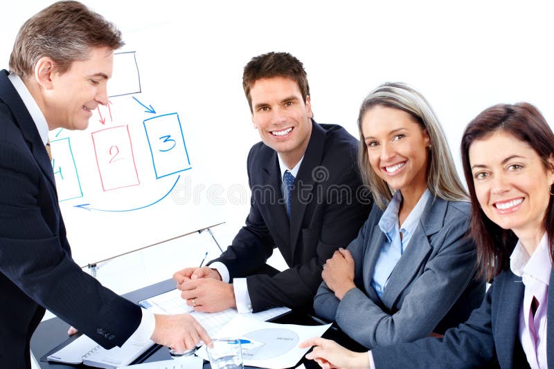 Business people team stock image. Image of happy, busy - 12993363
