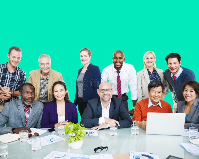Business People Team Connection Togetherness Concept Stock Photo ...