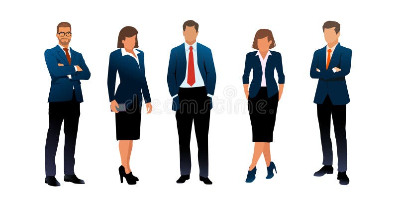 Business People Team Crowd . Businesspeople Group Human Resources Stock ...