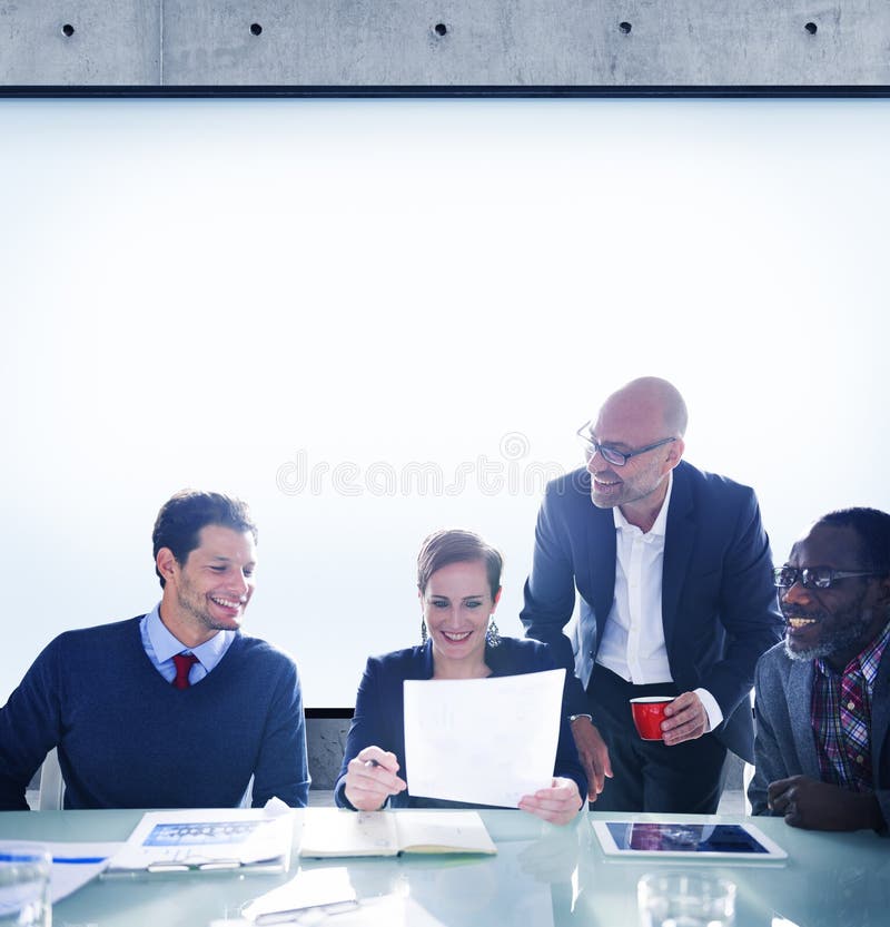 Business People Team Teamwork Cooperation Occupation Partnership Stock ...