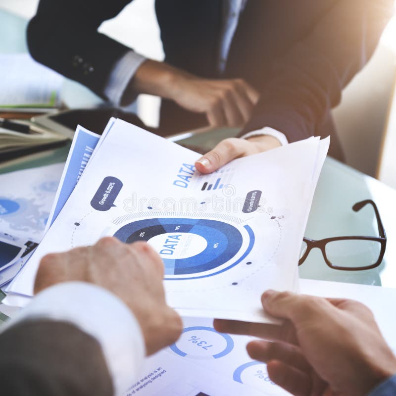 Business People Team Teamwork Working Meeting Concept Stock Photo ...